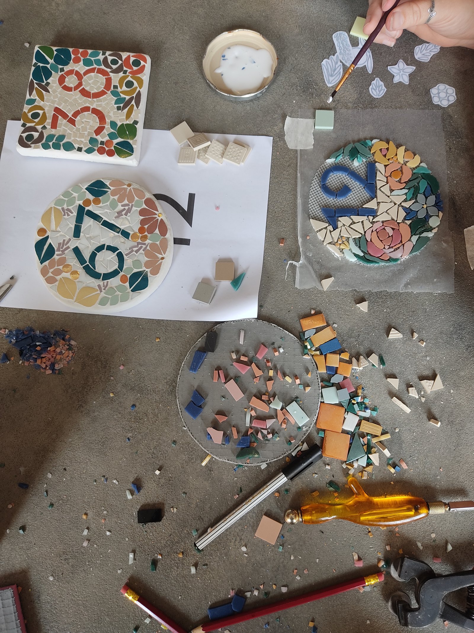 Les stages de mosaïque à Rabastens dans le Tarn